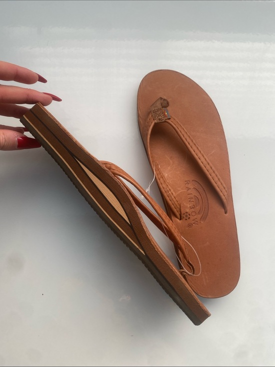 Rainbow | Shoes | Rainbow Brown Leather Womens Thong Sandals | Poshmark